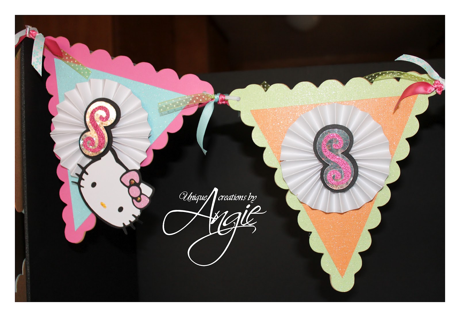 SCRAPPIN MEMORIES: hello kitty birthday banner