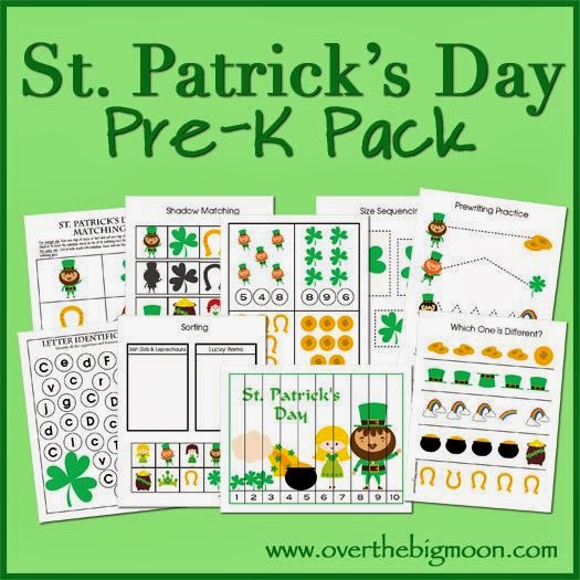 Preschool For Rookies: St. Patrick's Day Freebies