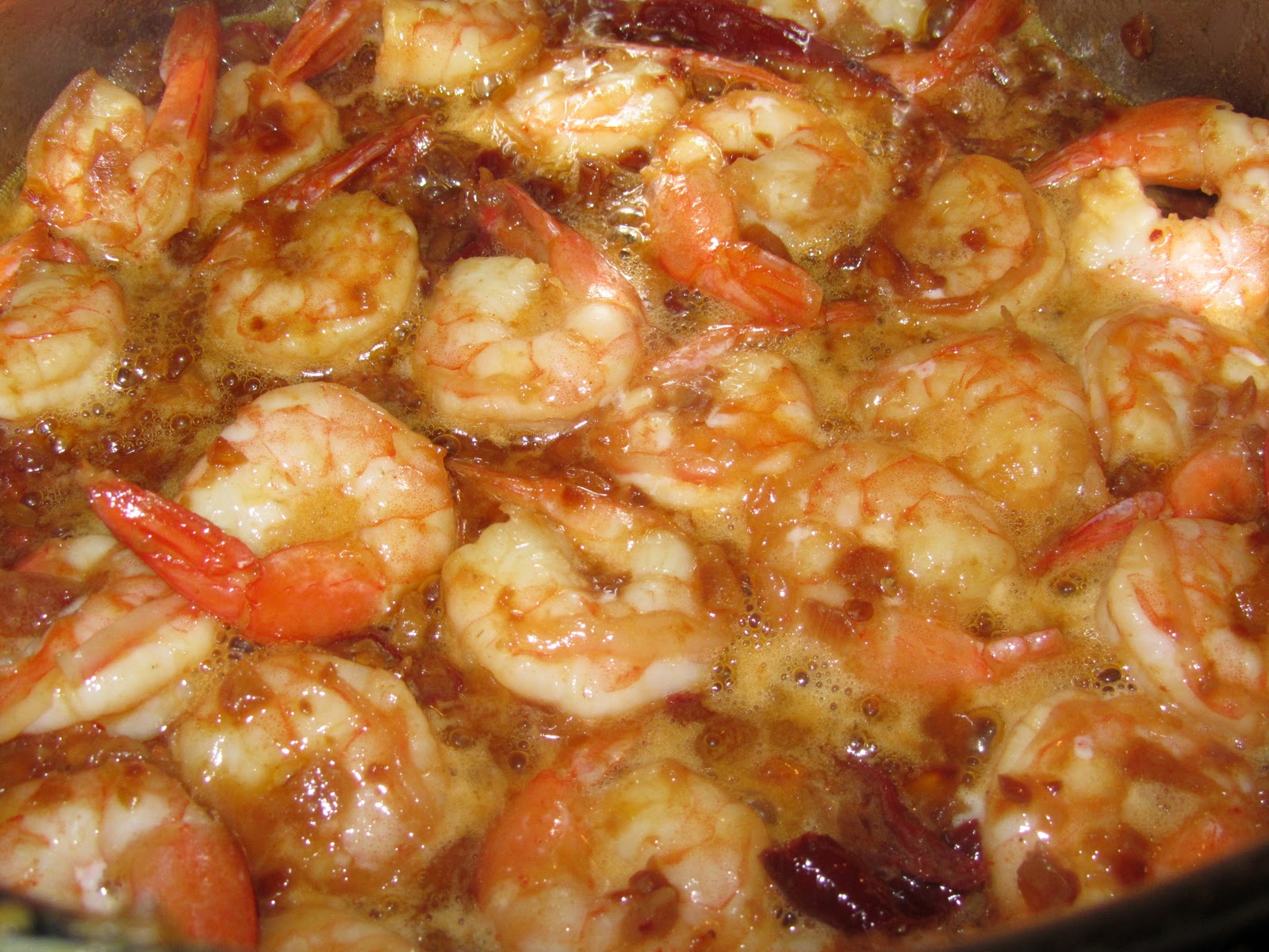 the chronicles of us: Camarones al mojo de ajo (Garlic Shrimp) & Cheesecake