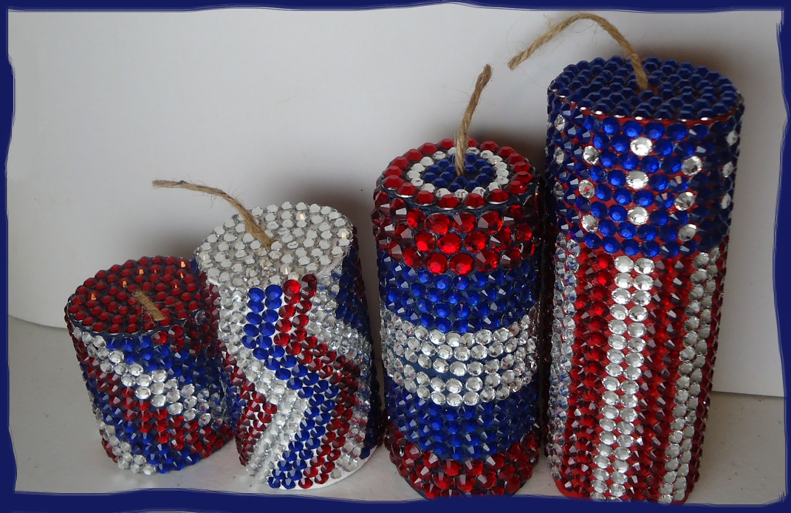 Frugal Home Design: Easy Inexpensive 4th of July Decor - DIY Jeweled ...