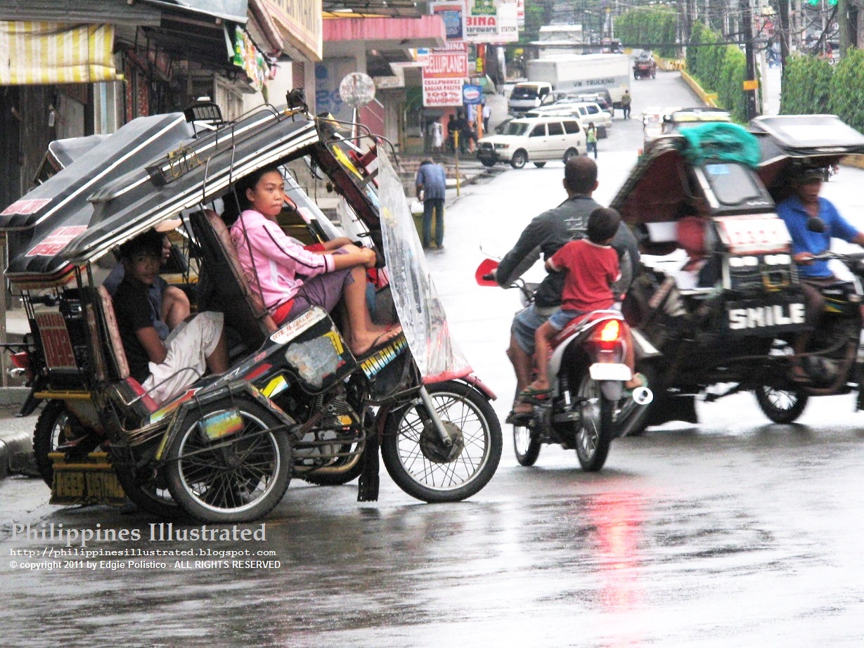 Philippines Illustrated : Tricycles that always look up the heavens to ...