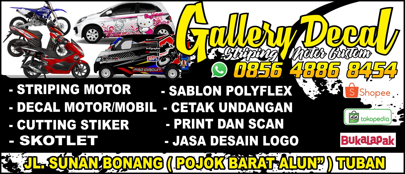 GALLERY DECAL PRODUCTIONS: KONSEP HONDA NEW PCX 160