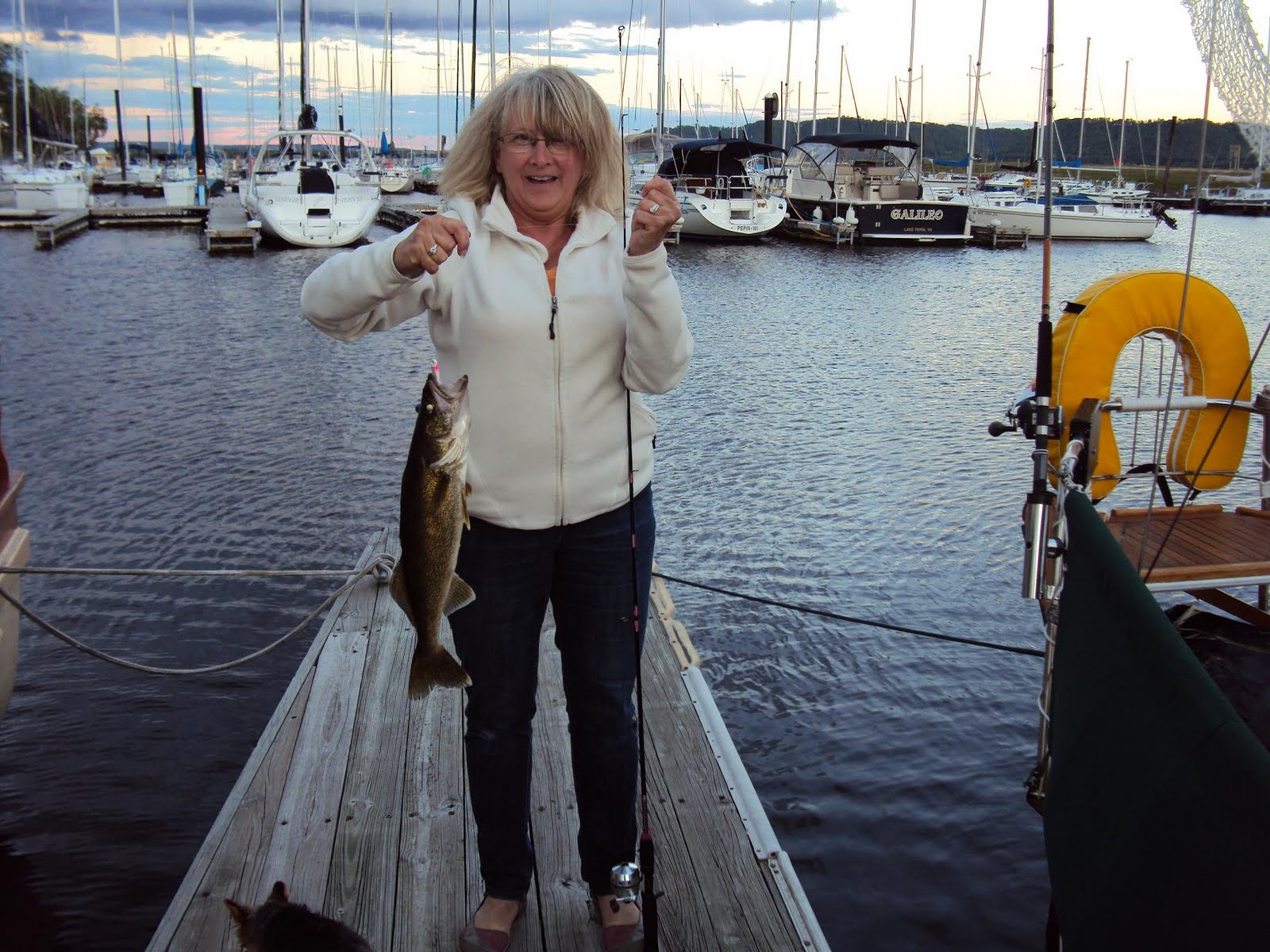 Bob & Susie's Big Adventure: Susie's 20 inch walleye