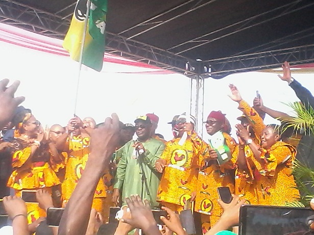 APGA flag - off Governorship campaign at Dan Anyiam stadium in Imo state