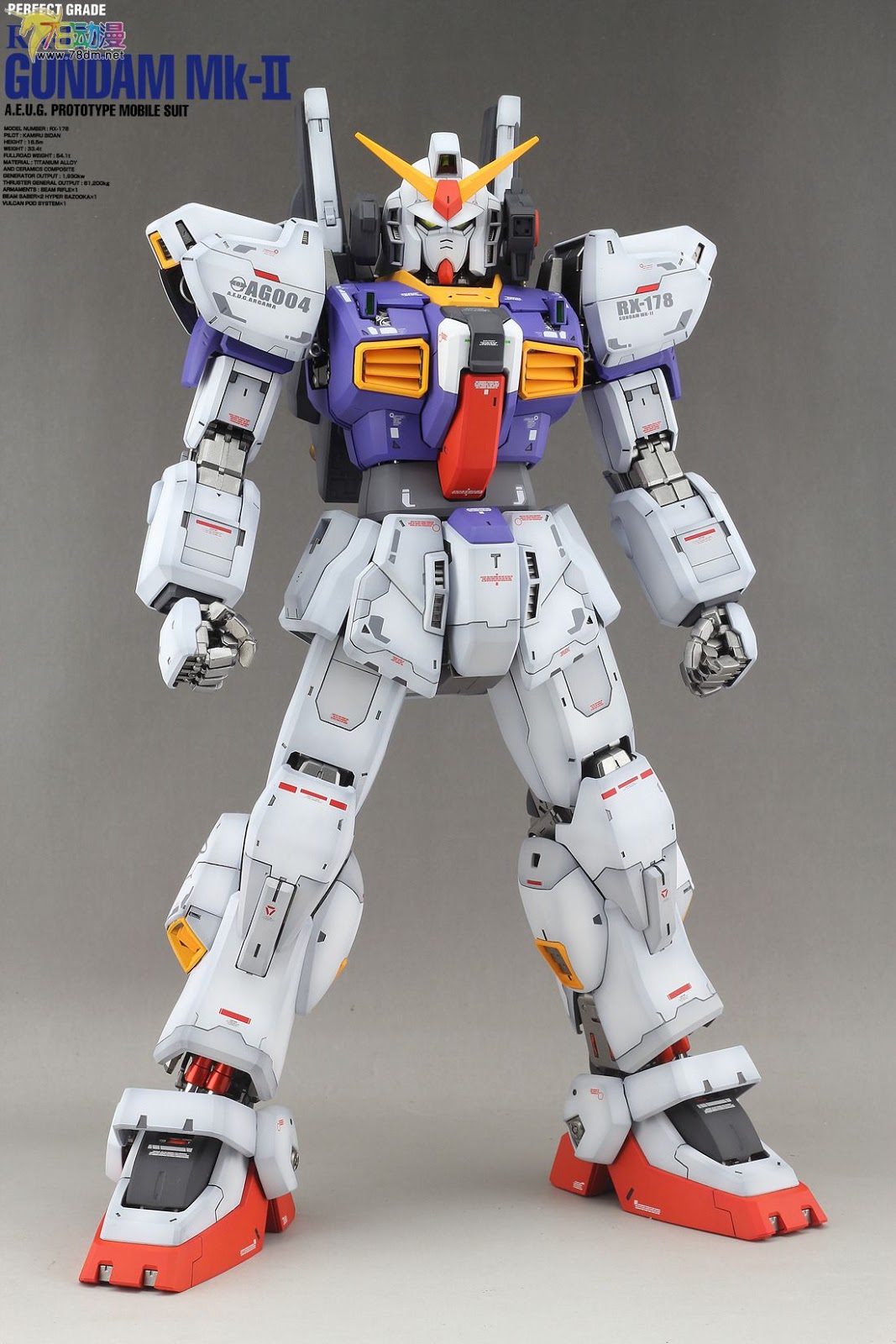 GUNDAM GUY: PG 1/60 Gundam MK-II AEUG - Customized Build w/ LED