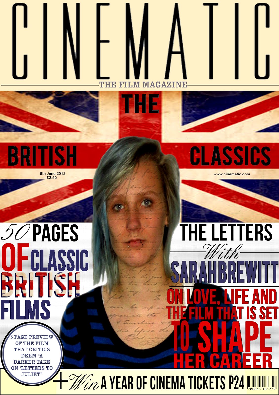 Emily Scott's A2 media blog: Constructing my magazine front cover