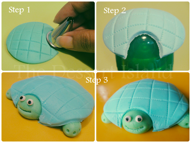 Get Set Bake...: Fondant Tortoise Tutorial