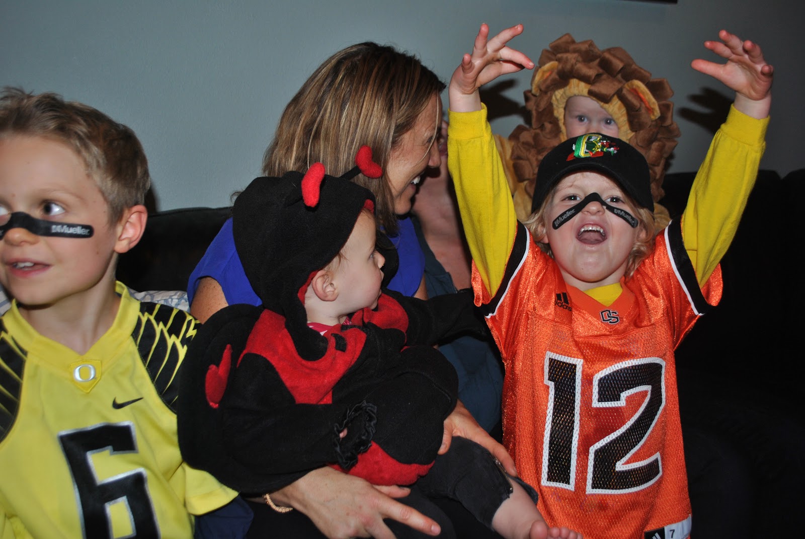 The Reuland Family: Two Football Players, A Ladybug and a Lion