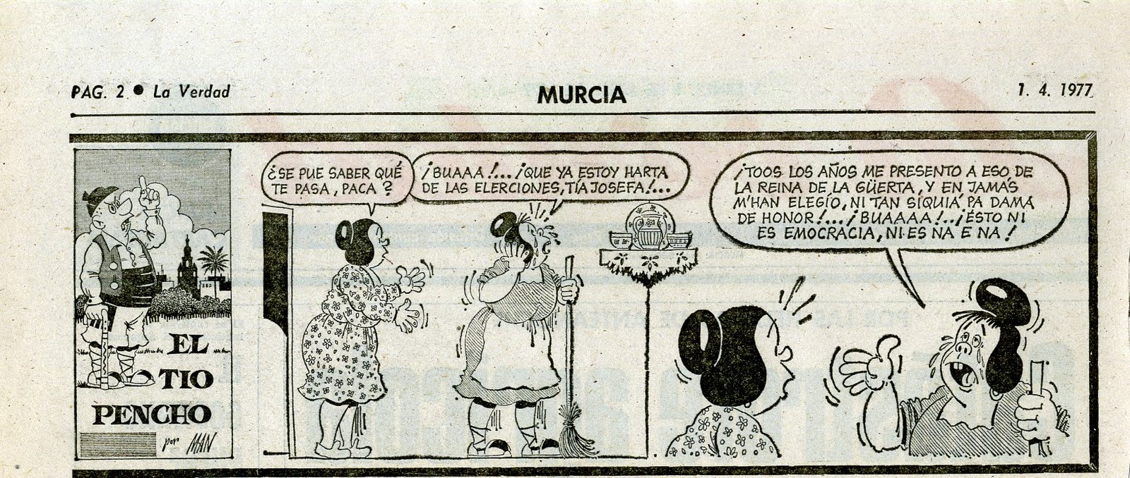 JESÚS FERNÁNDEZ FAURA: TÍO PENCHO EN 1977