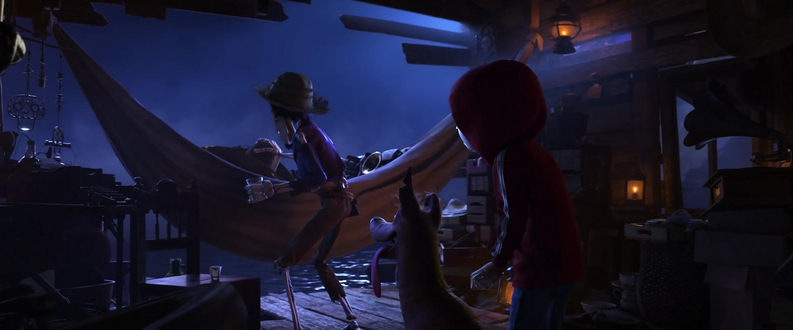 Ronnie del Carmen boards from Coco