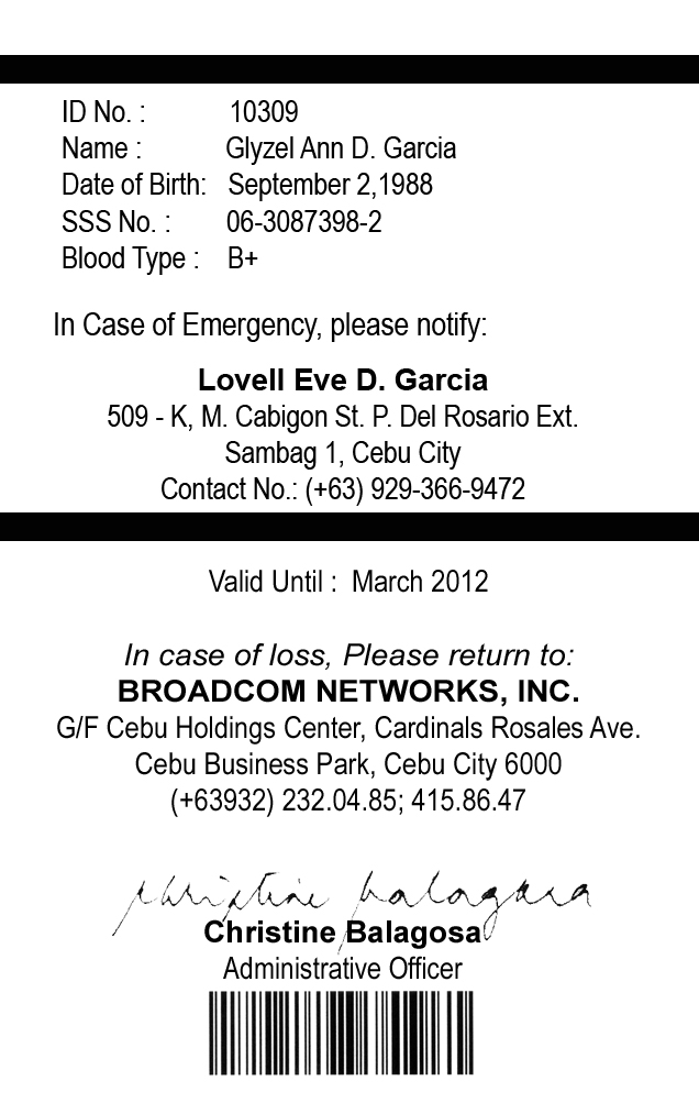 PVC ID Samples | Print All Digital Services