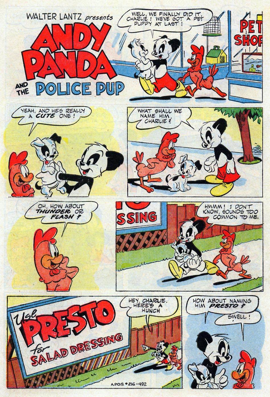 STANLEY STORIES: From a Minor Story, a Major Change: "Andy Panda and ...