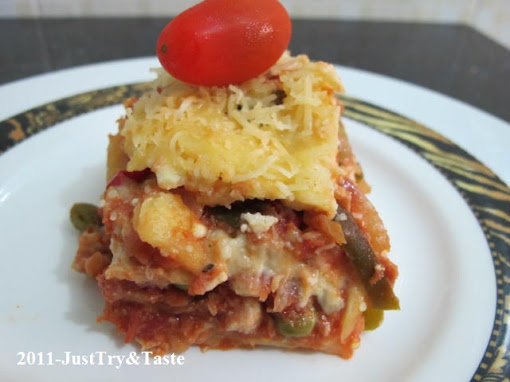 Resep Lasagna Tuna, Nanas & Kacang Polong | Just Try & Taste