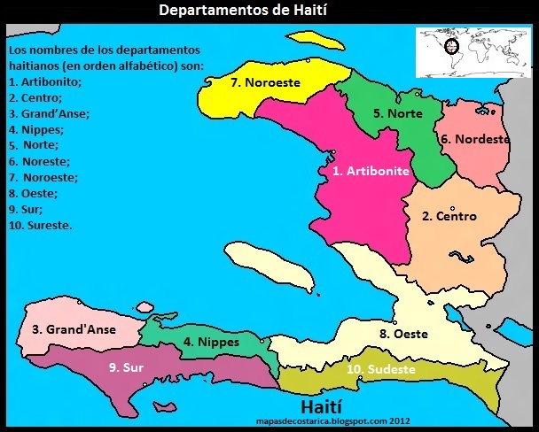 Haití por departamentos