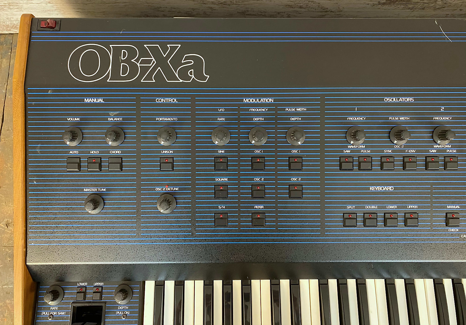 MATRIXSYNTH: 1981 Oberheim OB-XA 8 Voice Analog Synthesizer SN 813061