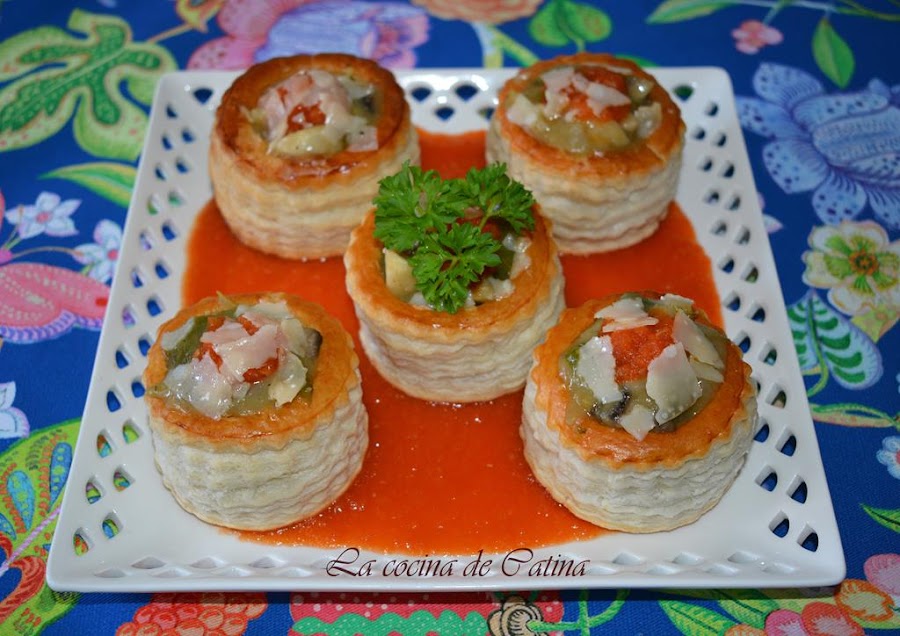 Volovanes de setas | Cocina