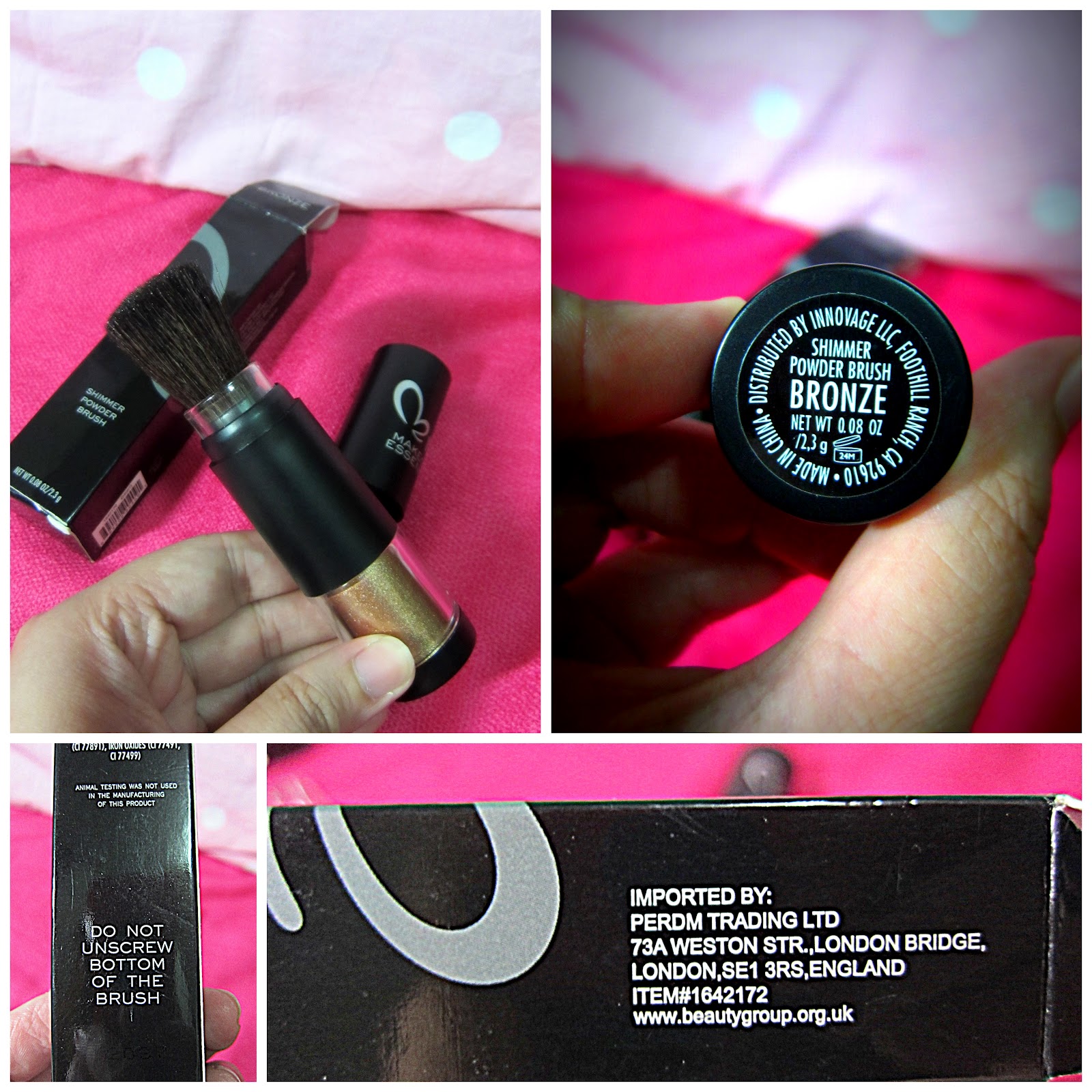 MAKEOVER ESSENTIALS UK BRONZER REVIEW | callmekristine