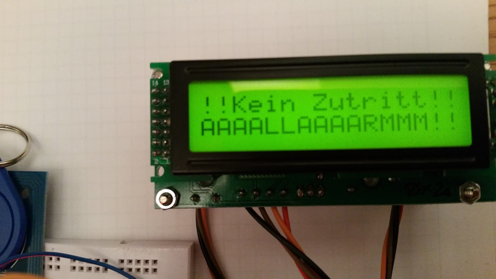 THD Arduino Projekte: Arduino RFID Modul RC522