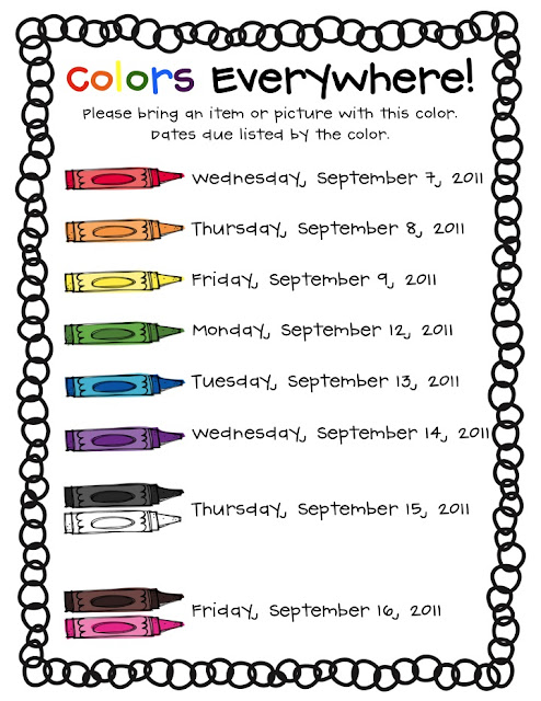 Teaching Colors - Learning With Mrs. Parker