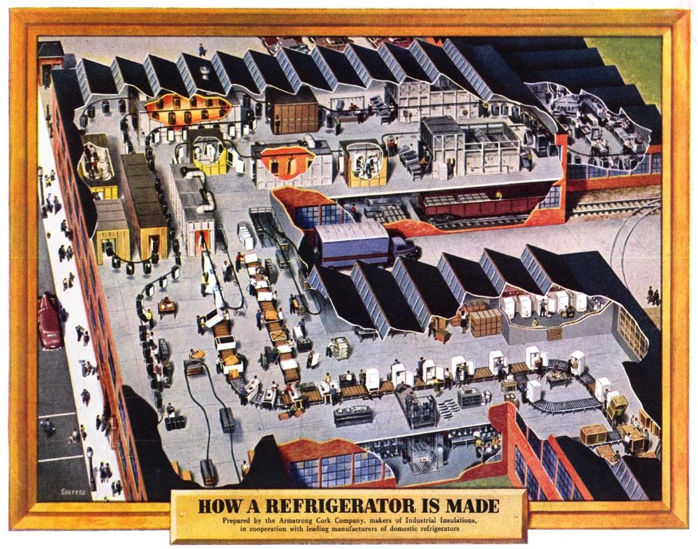 The Industrial Cutaways of Frank Soltesz: Amazing Cross Sections of ...