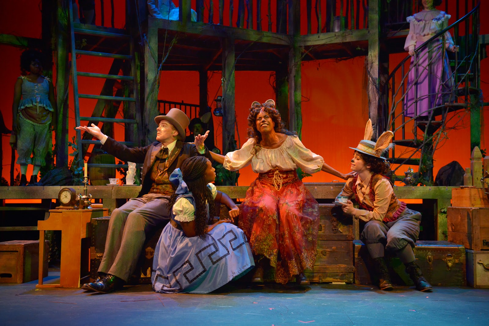 WHEELOCK FAMILY THEATRE BLOG: "Alice" Performs a Mash Up at the Wheelock