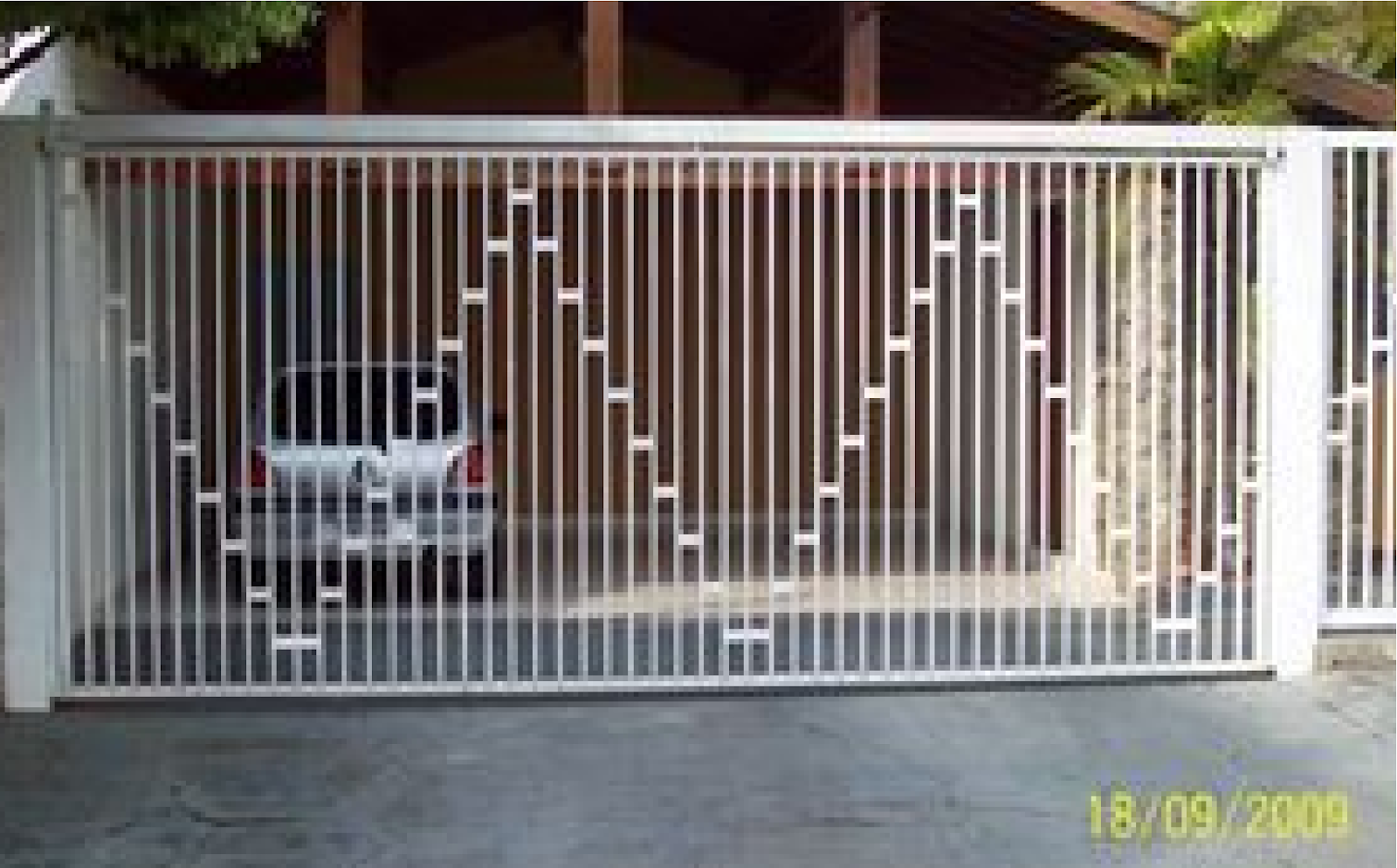 Pagar rumah minimalis modern - Bengkel las cilengsi| Arbainlas