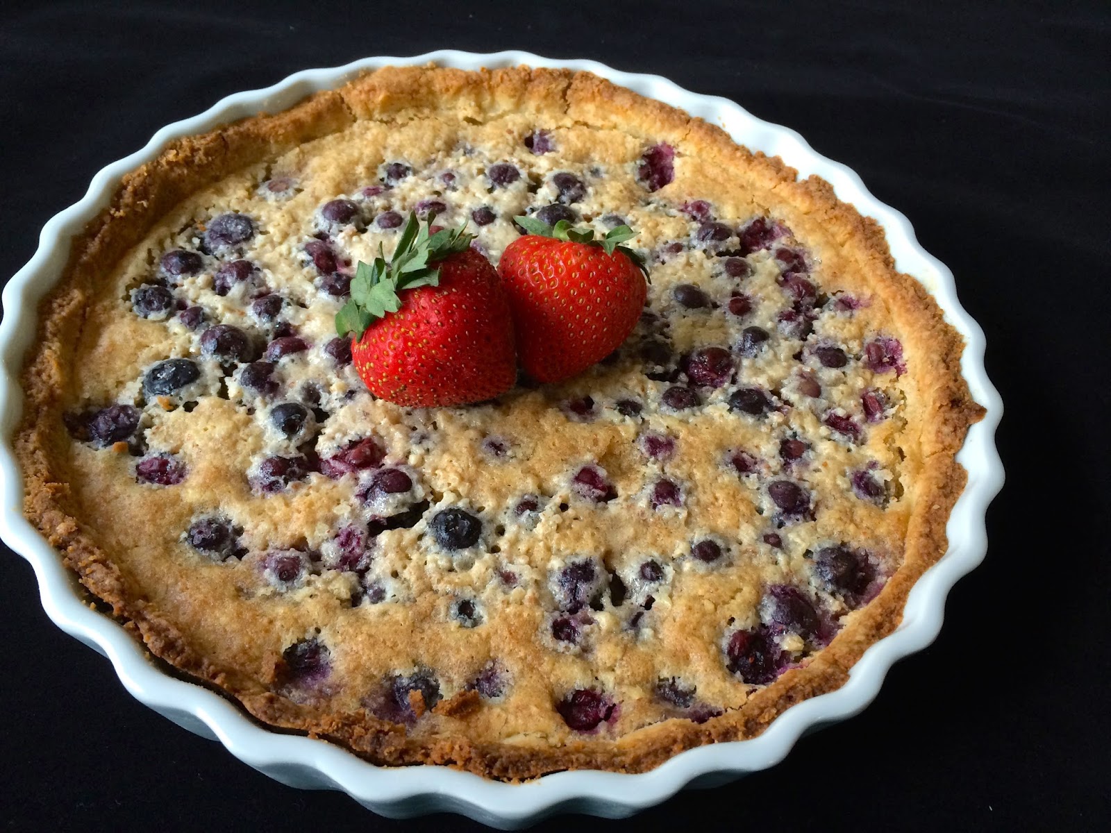 The Nerdy Chef: Blueberry Almond Tart