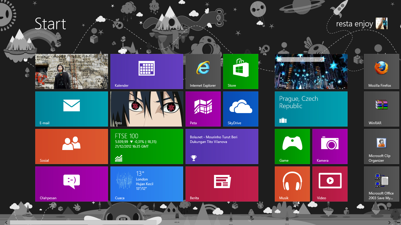Cara mengubah tampilan start pada windows 8 - ZaOO™ Cara mengubah tampilan start pada windows 8 - ZaOO™