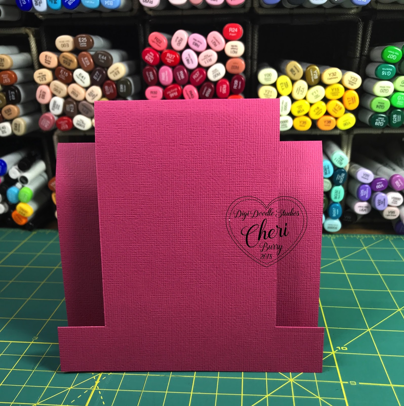 CheriB Designs: Center Step card Tutorial!