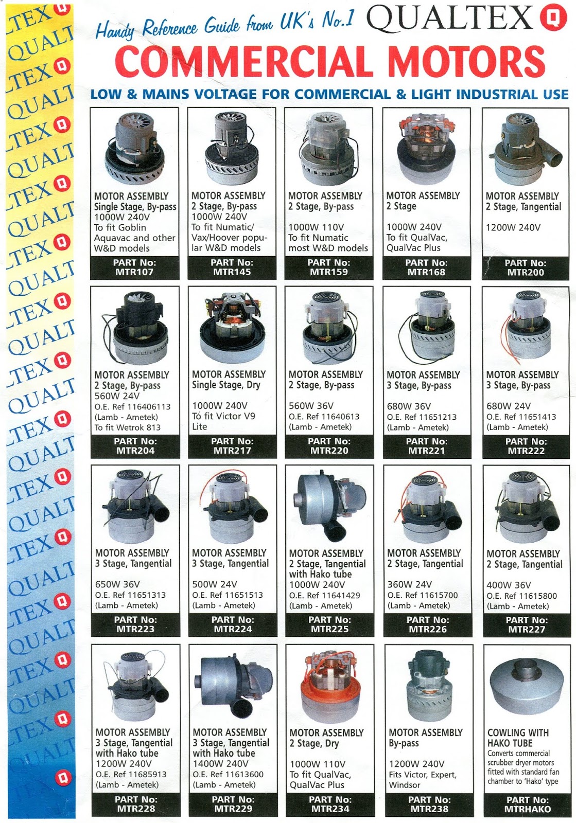 Qualtex Commercial Motor Reference Guide
