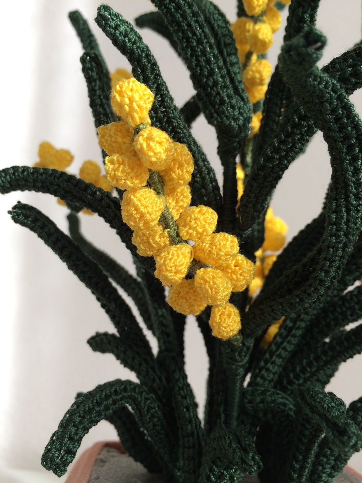 Spiegazione della Mimosa all’uncinetto