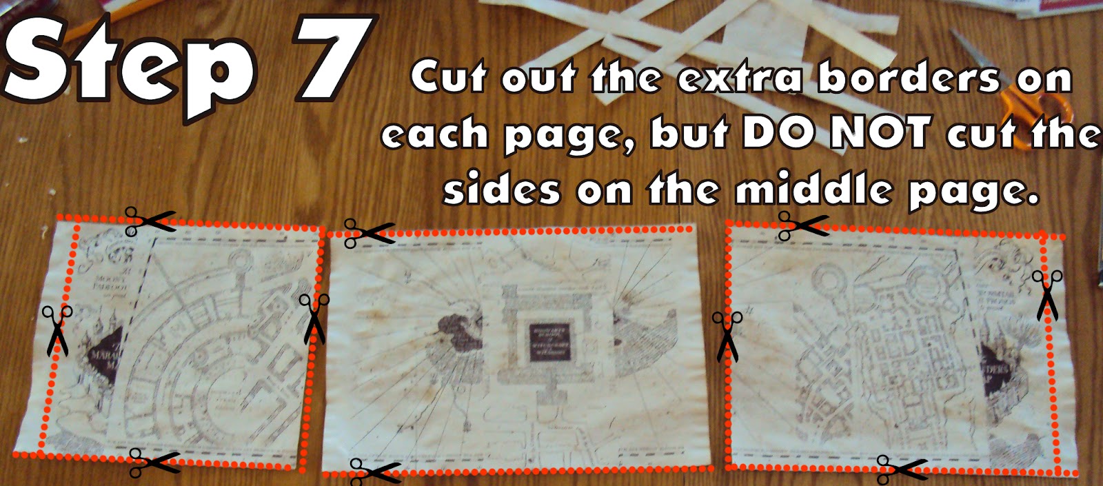 Harry Potter Paraphernalia: Marauder's Map: Inside and Outside