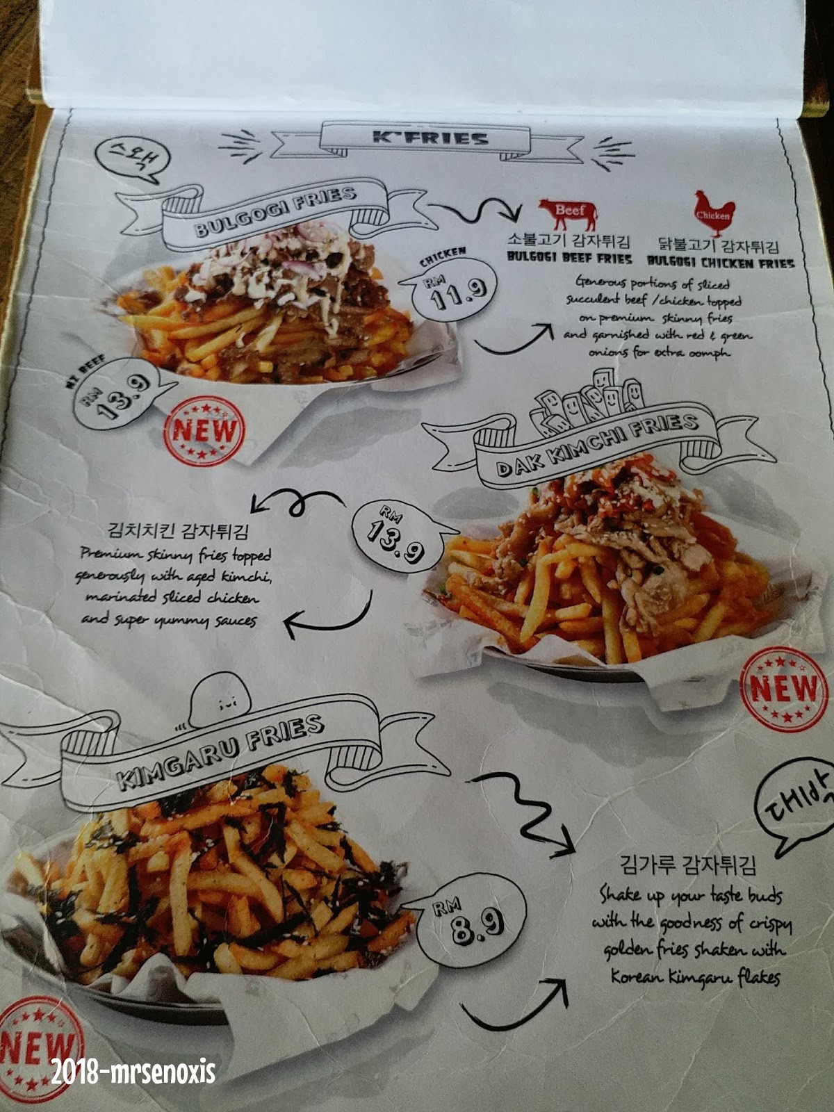 Me as MrsEnoxis: Lunch Date @ K Fry Urban Korean Food IOI City Mall ...