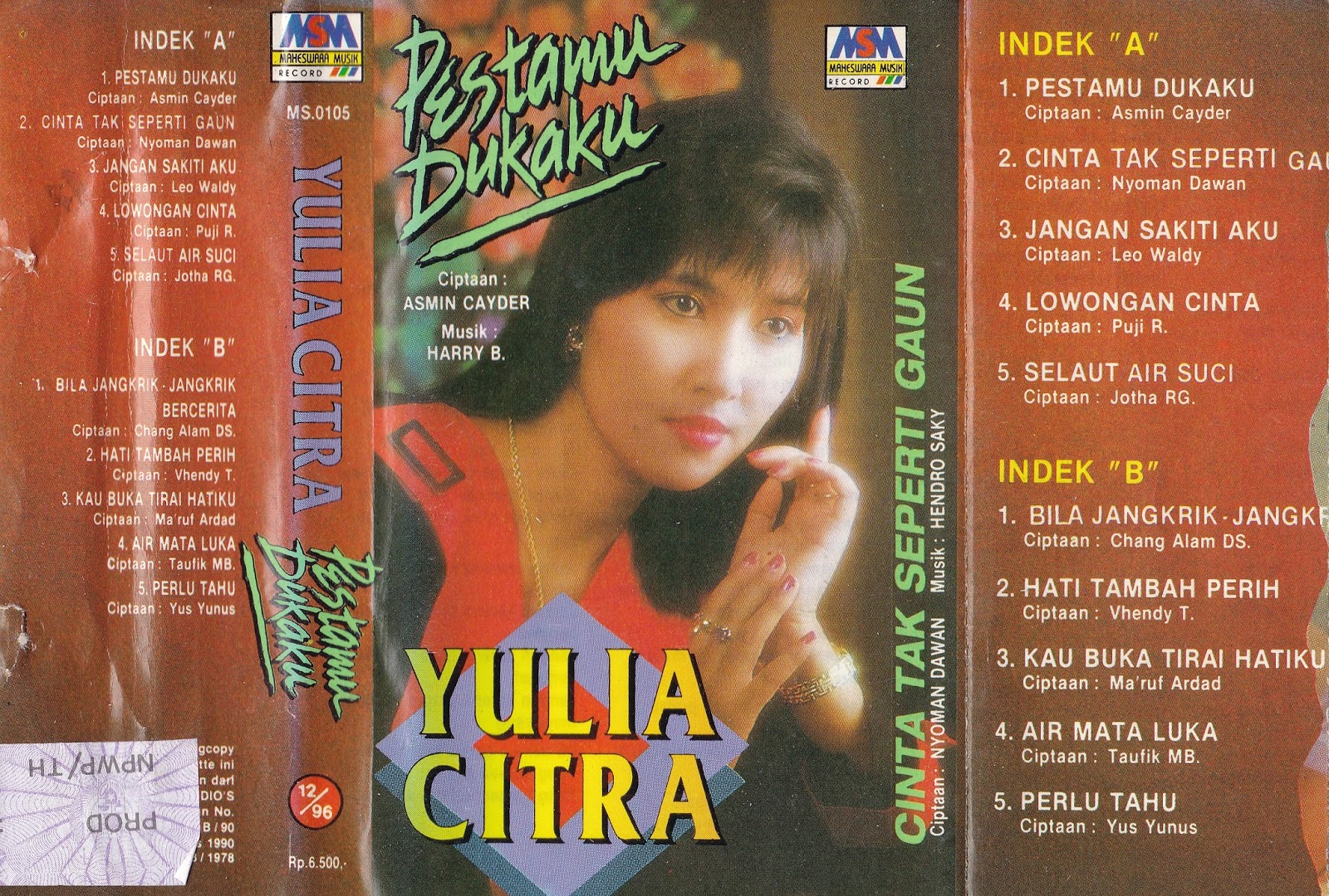 Sampul Kaset Dangdut: Yulia Citra