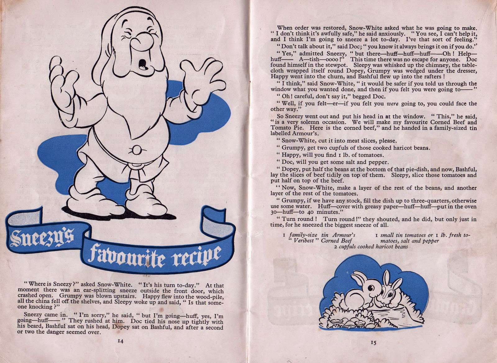 Filmic Light - Snow White Archive: 1938 Armour & Co. "Snow White ...