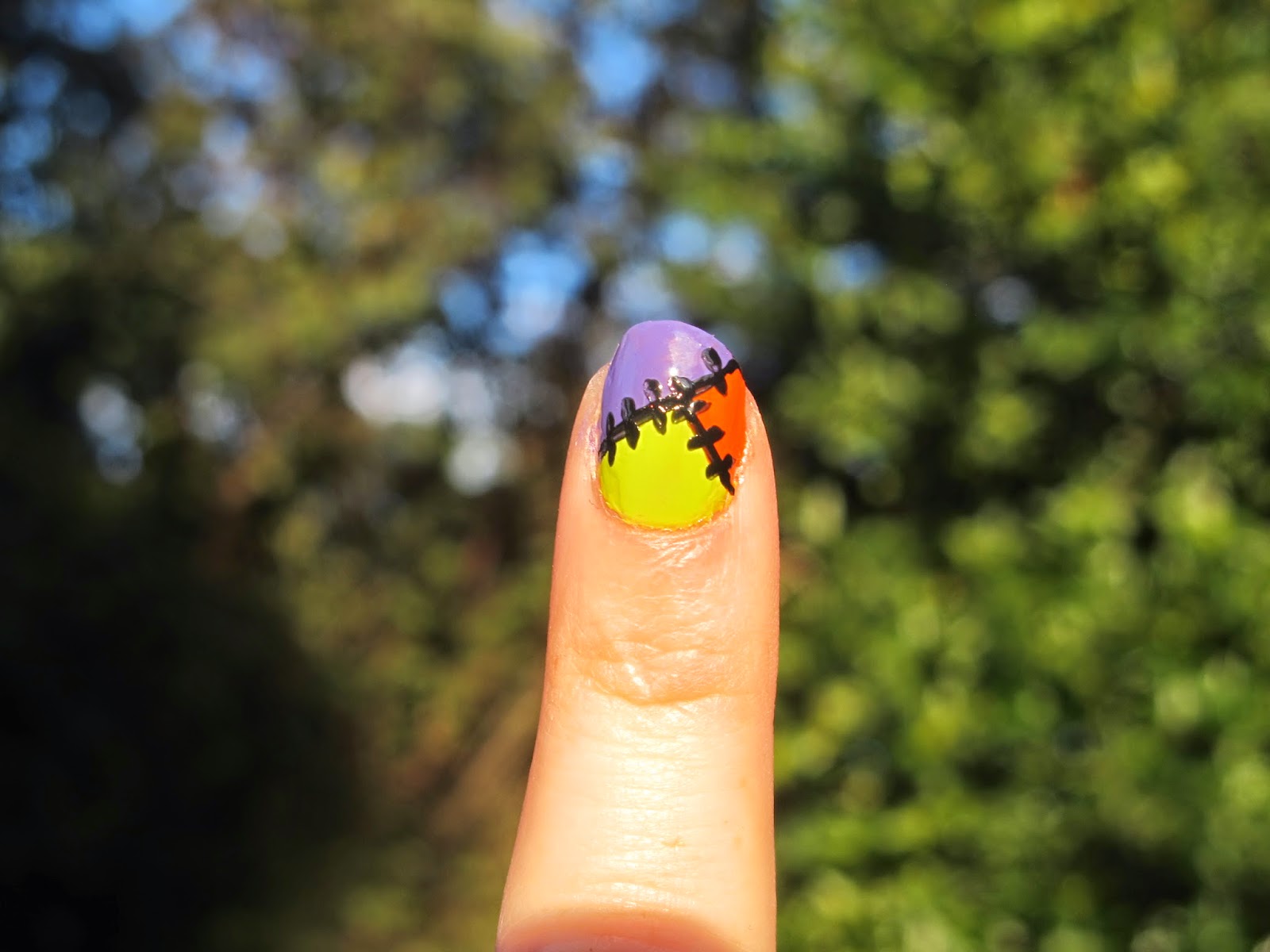 Handkrafted Nails: Frankenstein Nails