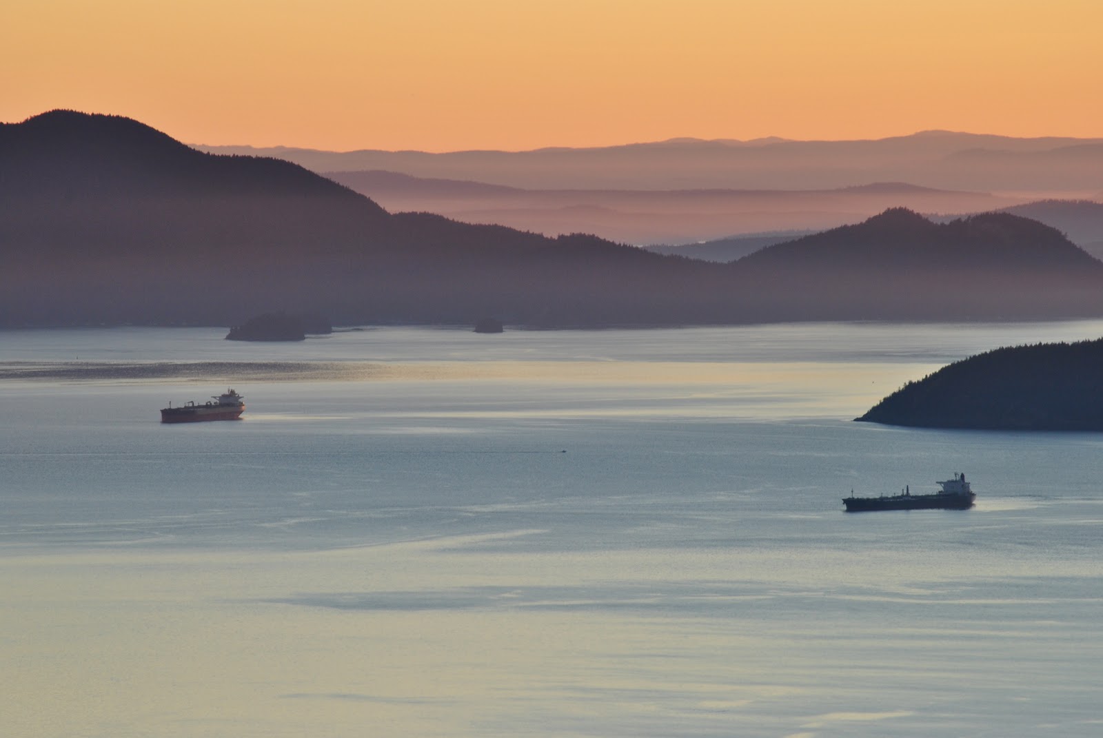 The Kuipers: Sunset at Samish Overlook