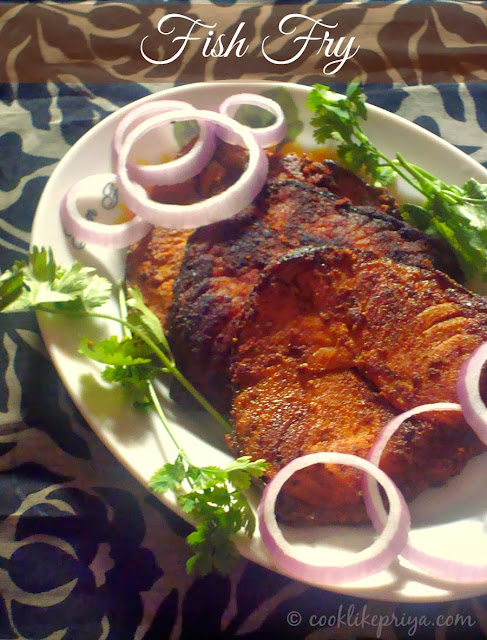 Cook like Priya: Vanjaram Meen Varuval | King Fish Fry Recipe | South ...