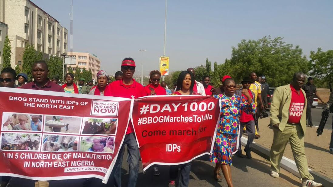 Photos: BBOG members continue march over abducted Chibok girls