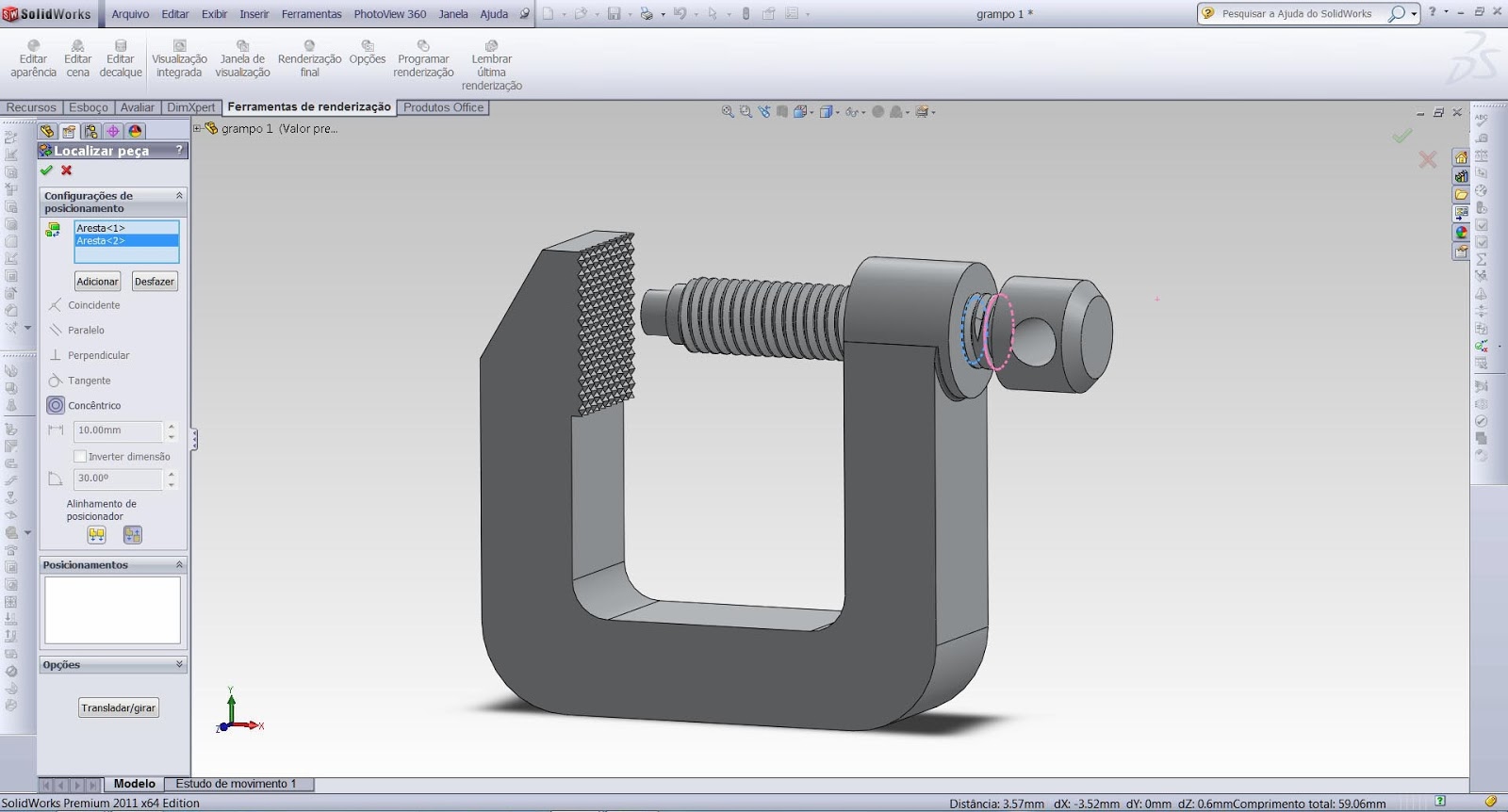 Contorno Digital: Modelando no SolidWorks