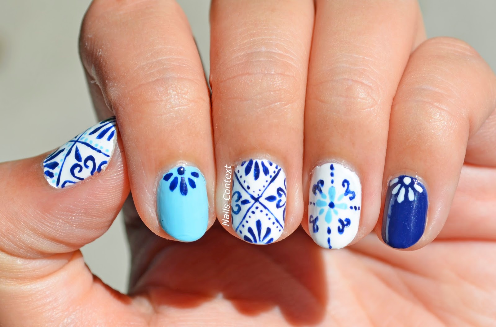 Nails Context: Moroccan Tiles Nails