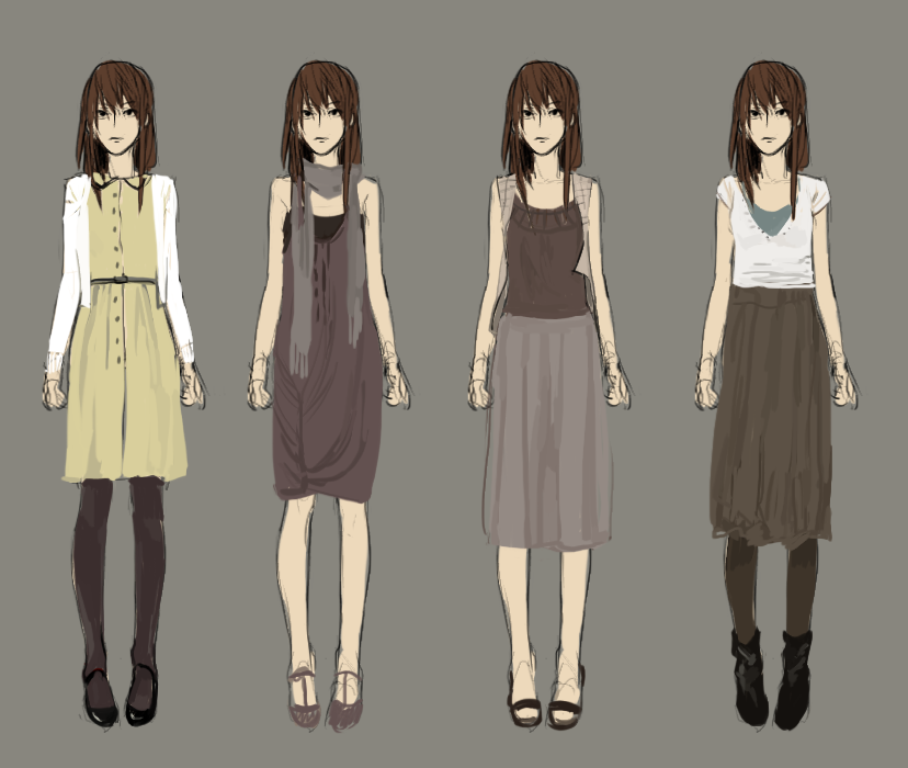Frailty: Concept art! - Clothing