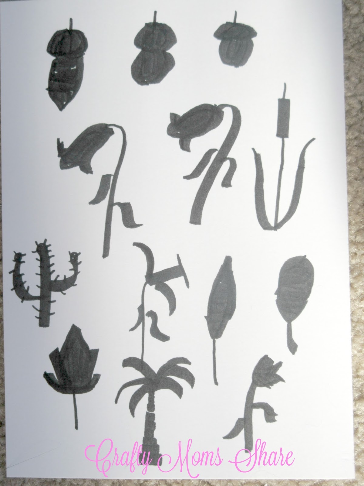 Crafty Moms Share: Learn to Draw Calligraphy Nature -- Crafty Weekends ...