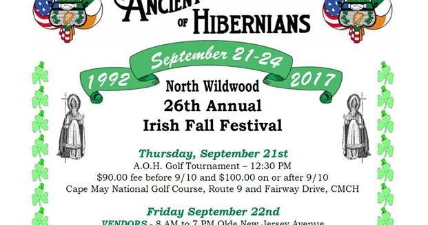 Wildwood 365: Irish Fall Festival set for September 21-24