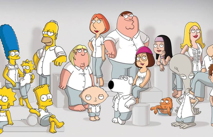 The Simpsons y Family guy juntos - Archivo COMUNICARTE TEPIC