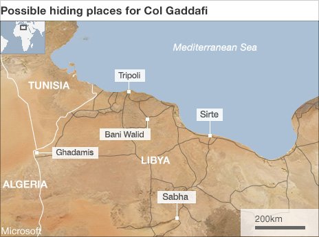 FUN TO BE BAD: Where Could Muammar Gaddafi be Hiding?