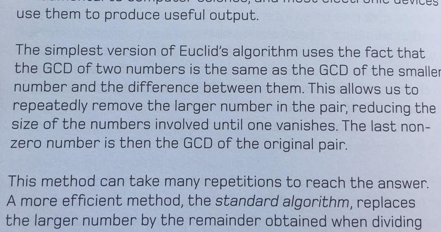 Calculating GCD- easy method