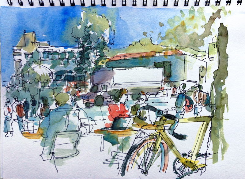 Urban Sketchers S.F. Bay Area: UC Berkeley sketches