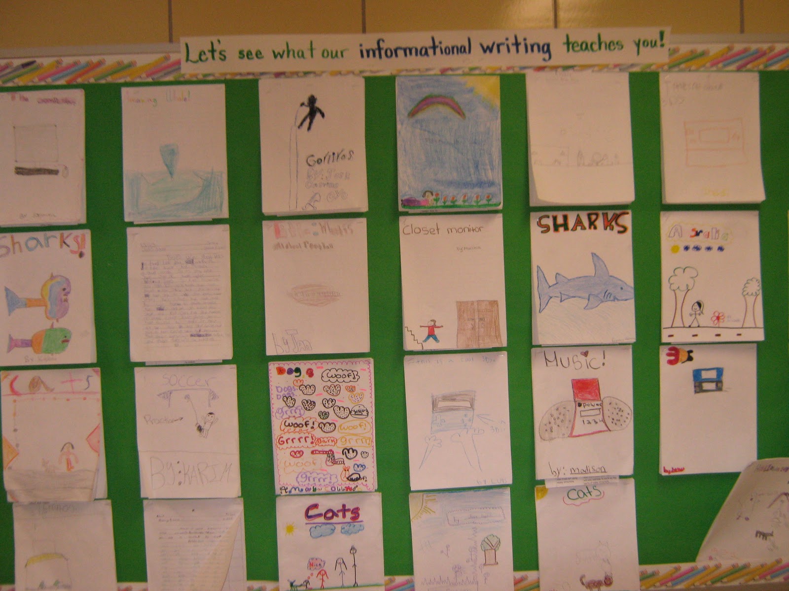 fun w/ reading and writing: More images from PS 503 - these relating to ...
