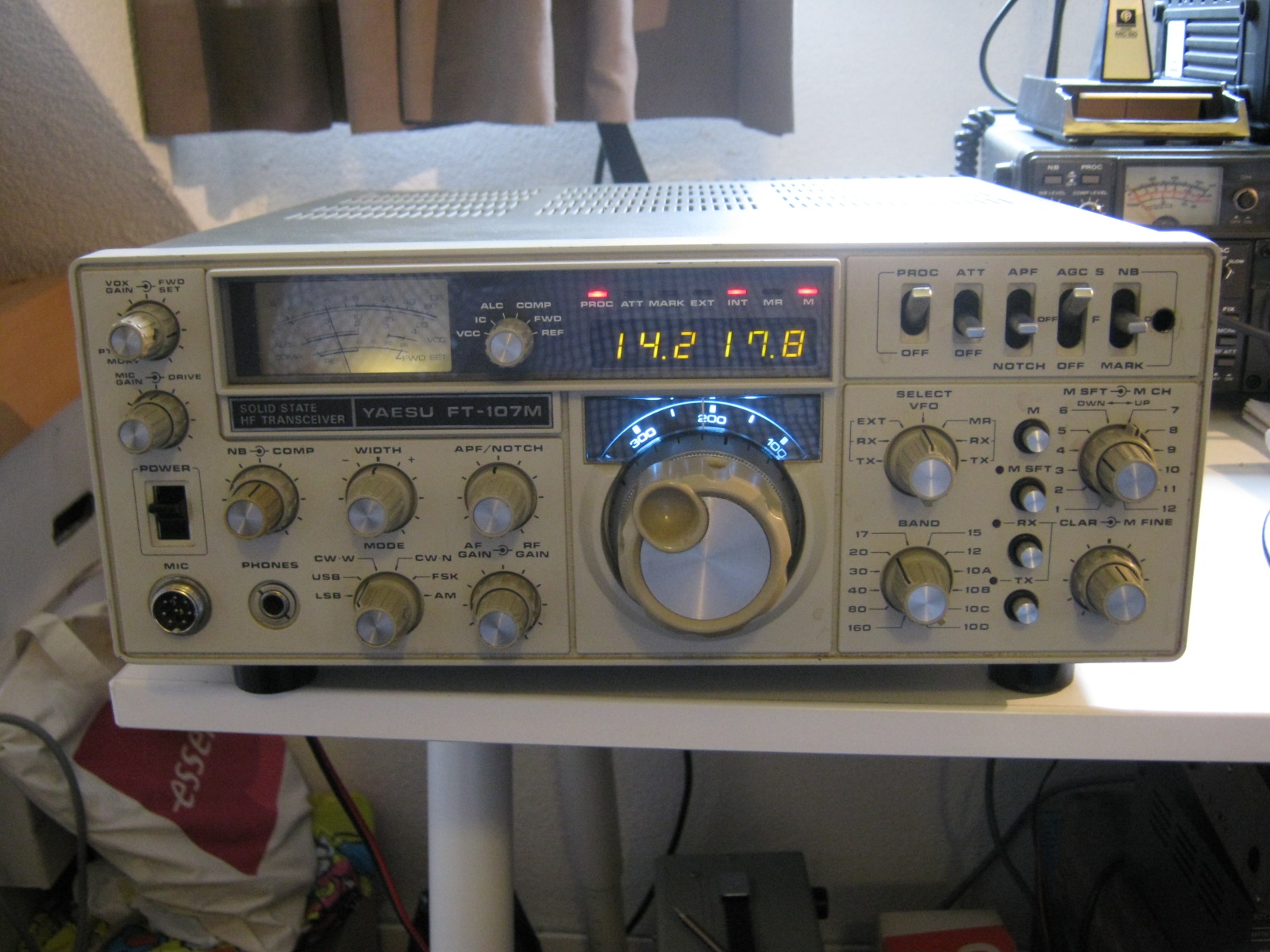 PA1PXL Amateurradio Techstuff: Yaesu FT-107M (2) Back in business. / FT ...